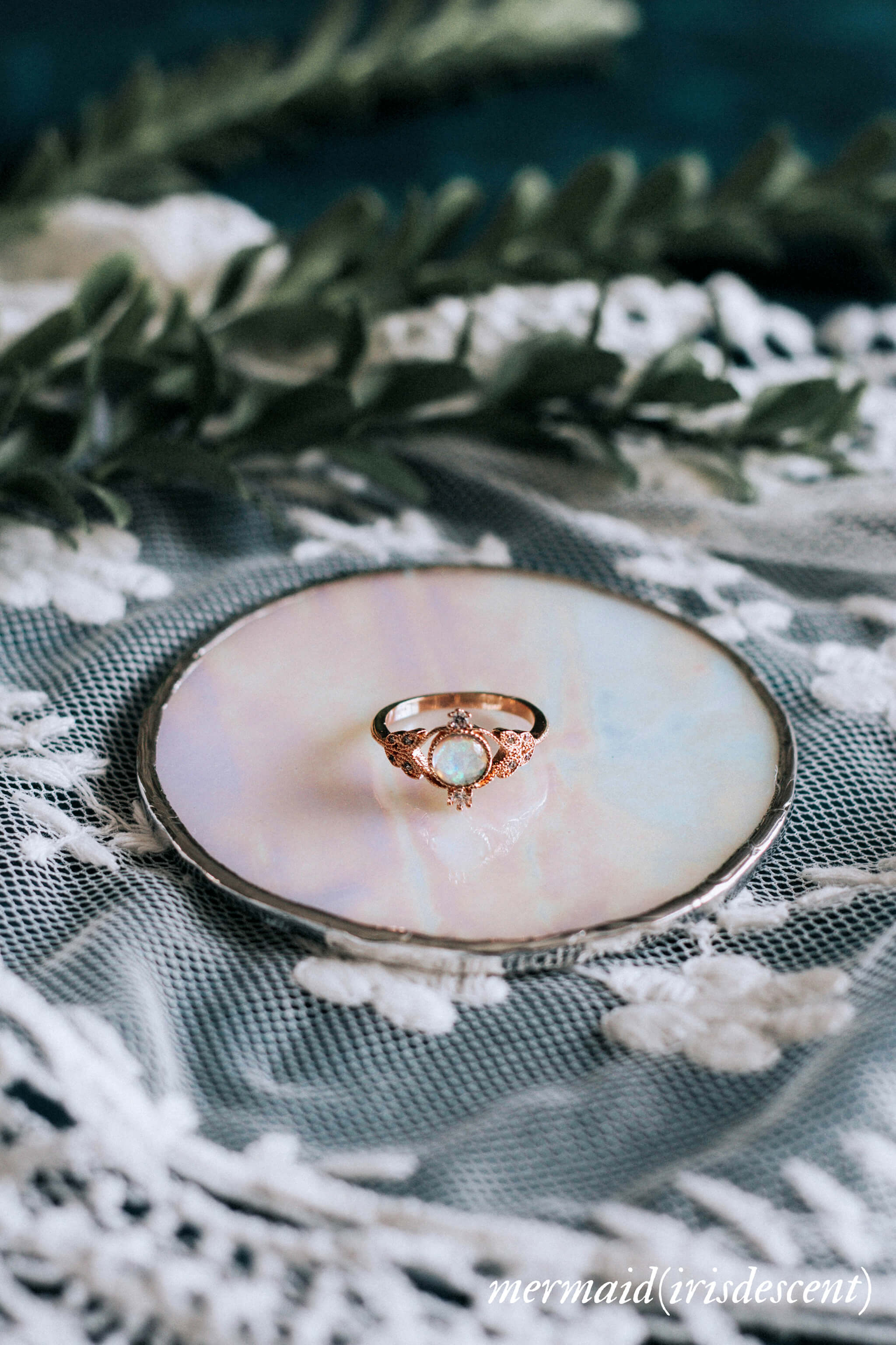 Custom Initial Ring Dish for Weddings & Engagements by Waen