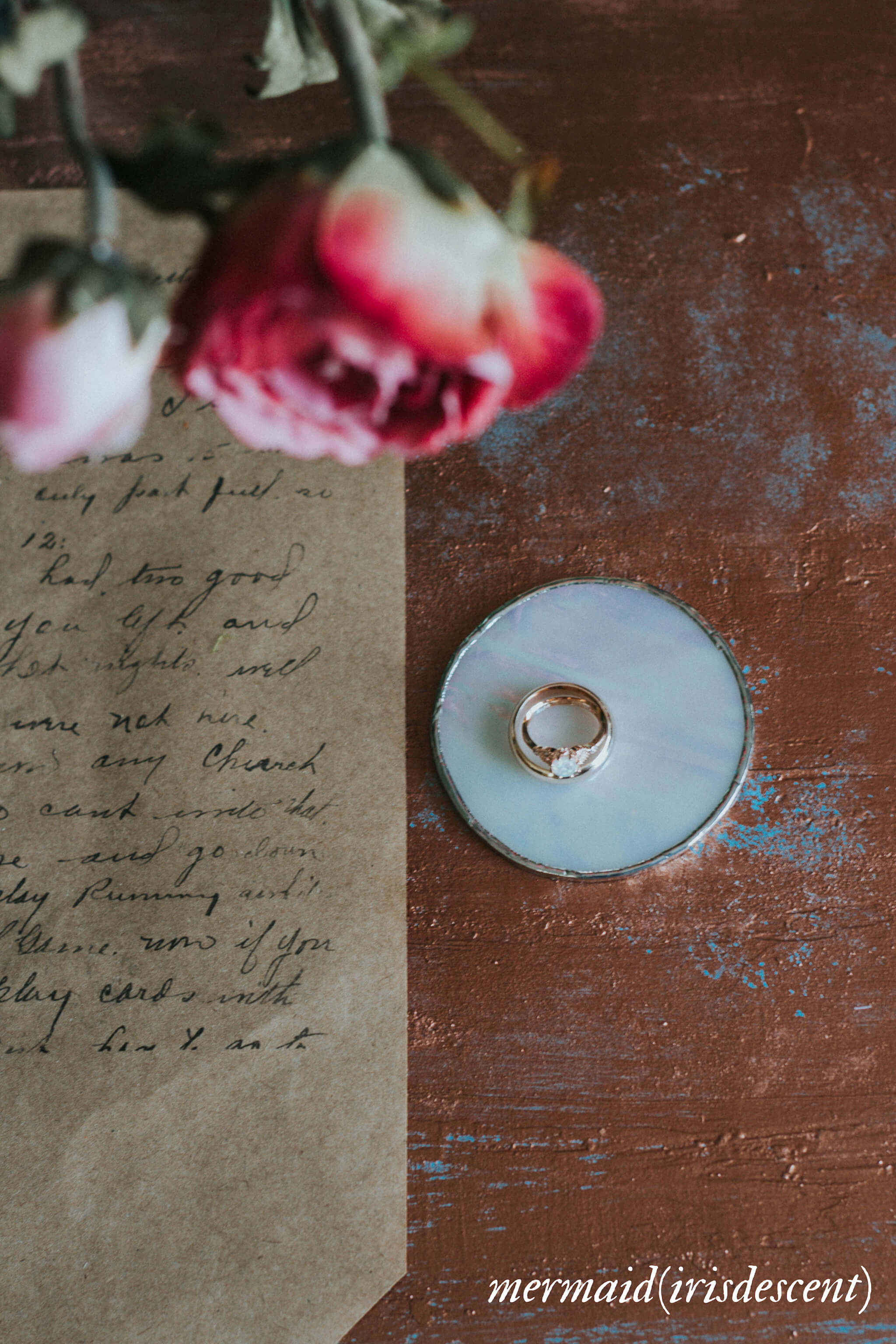 Custom Initial Ring Dish for Weddings & Engagements by Waen