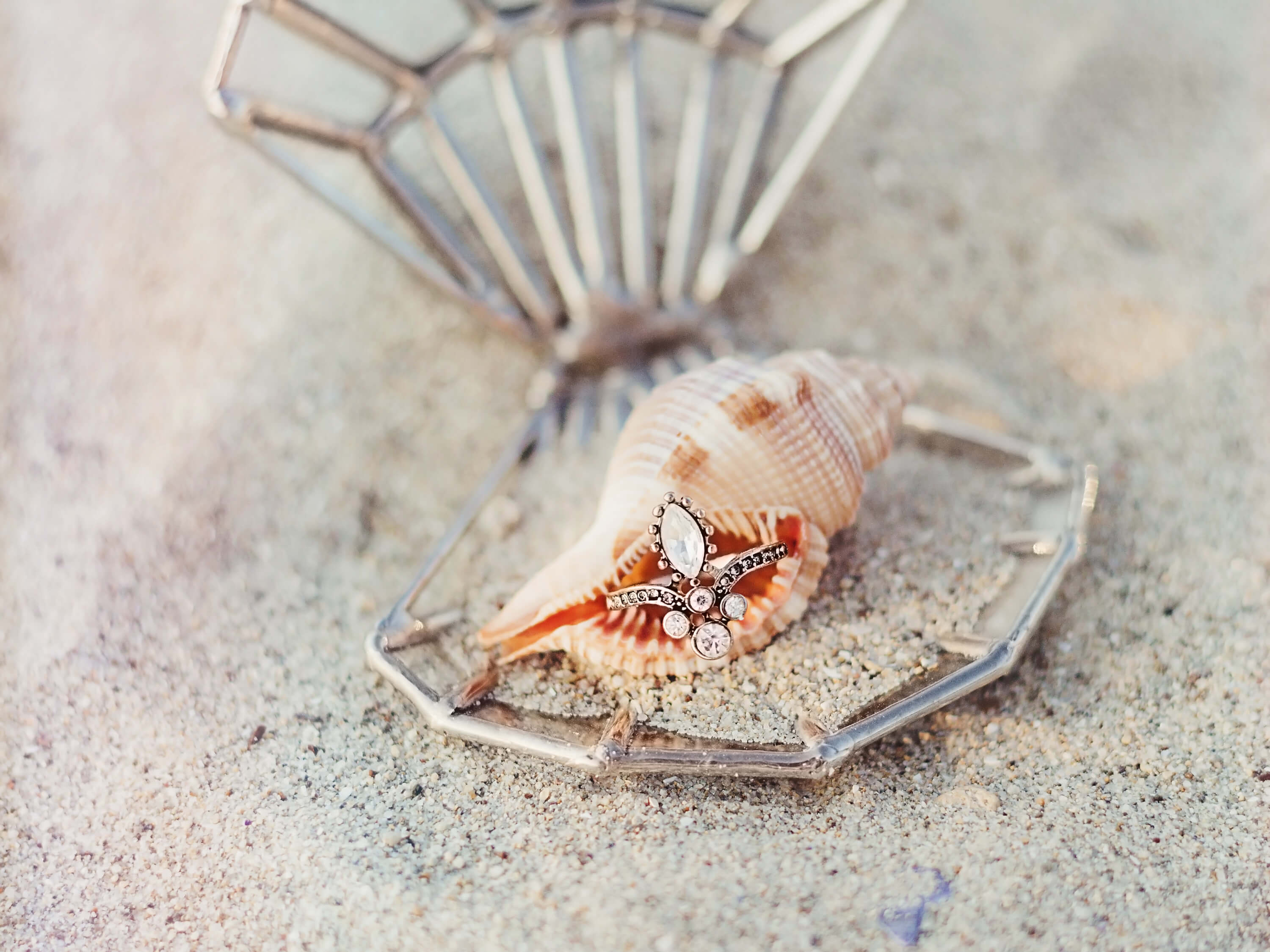 Seashell Ring Box | Beach Wedding Decor by Waen