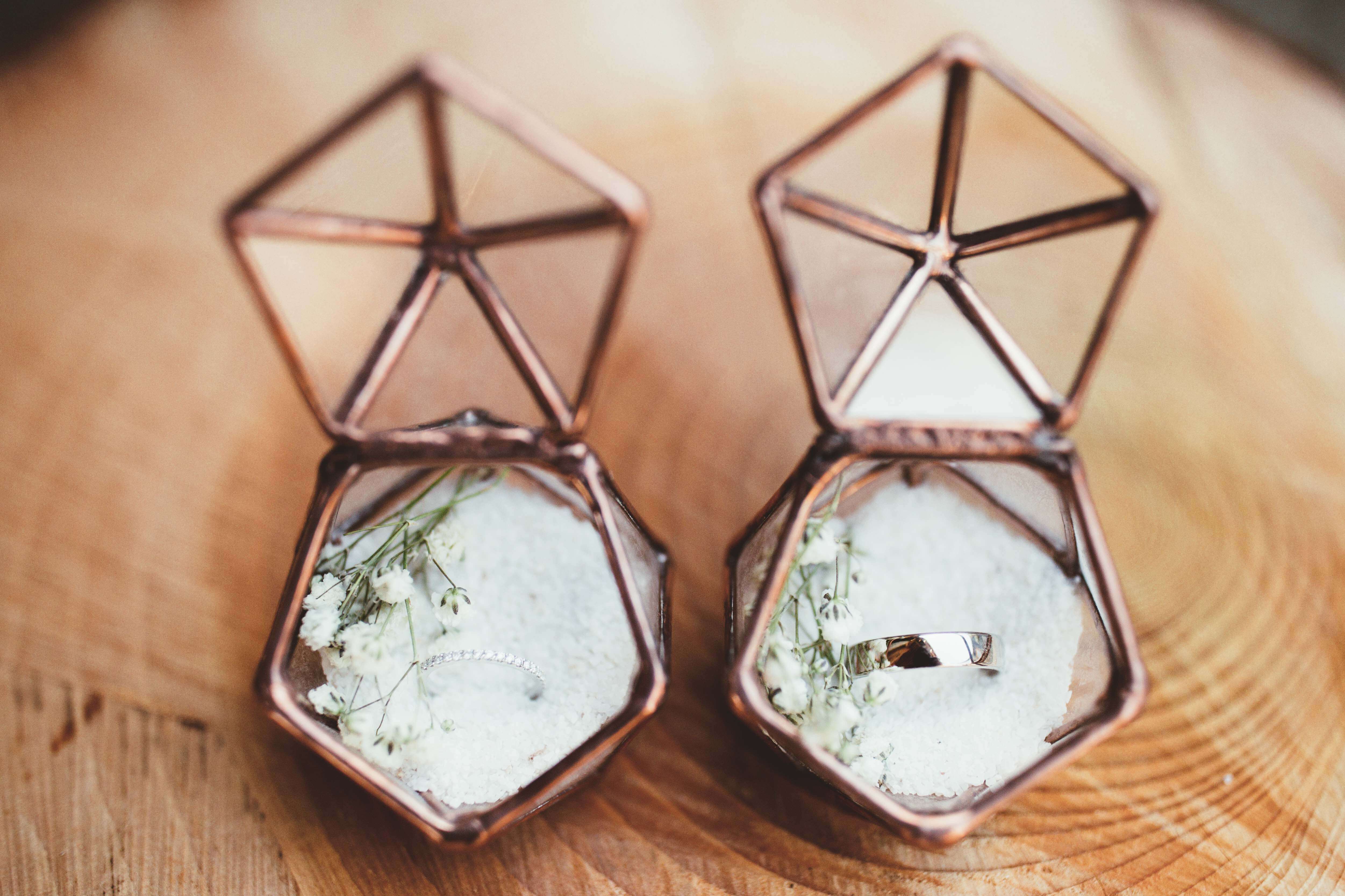Geometric Proposal Ring Box | Wedding Ring Box by Waen